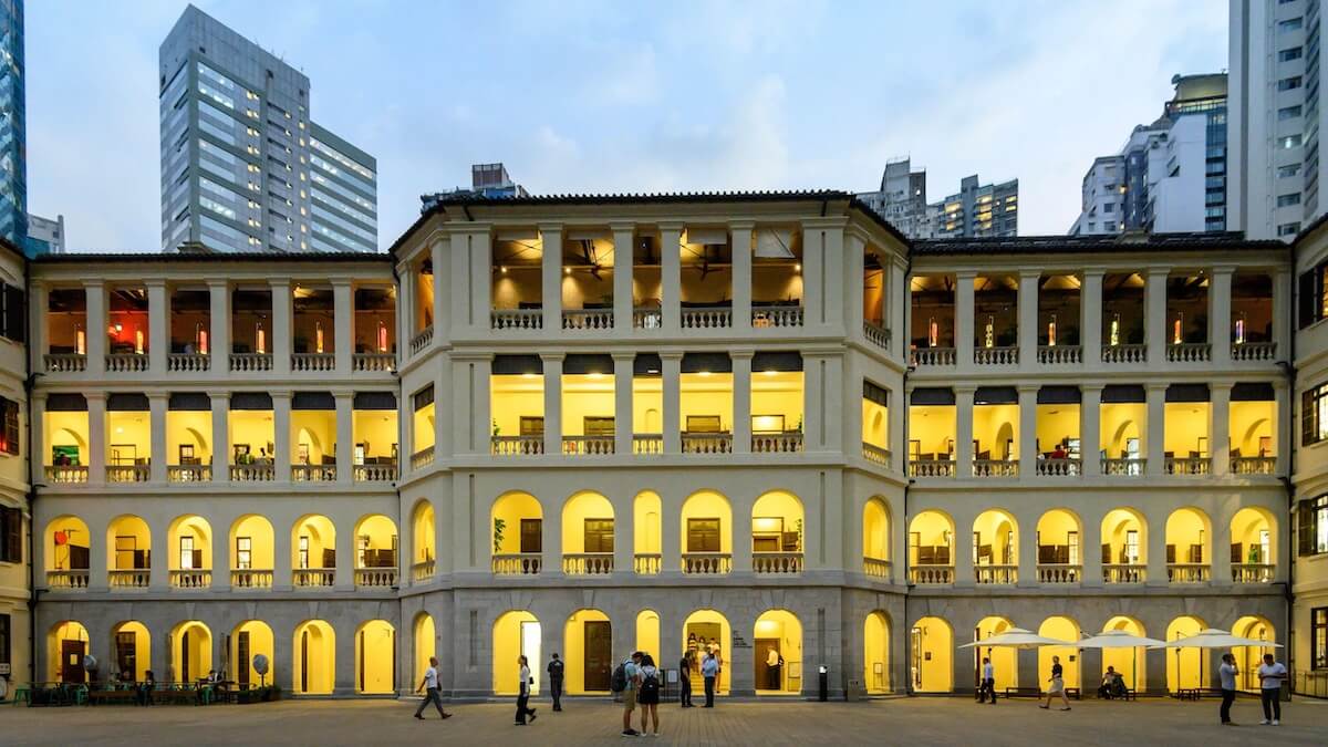 Tourist views on Tai Kwun - Winkle Picker